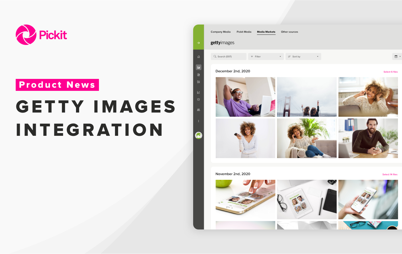 Pickit announces new integration with Getty Images